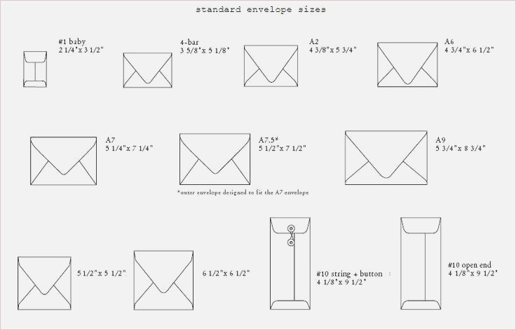 Wedding Invitation Envelope Sizes Amulette