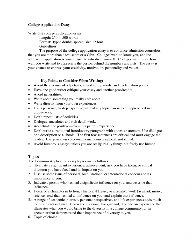 College Essay Format | amulette
