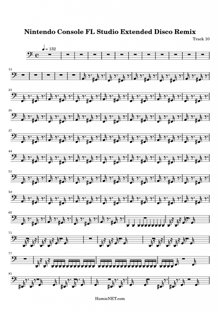 Nintendo Sheet Music | amulette