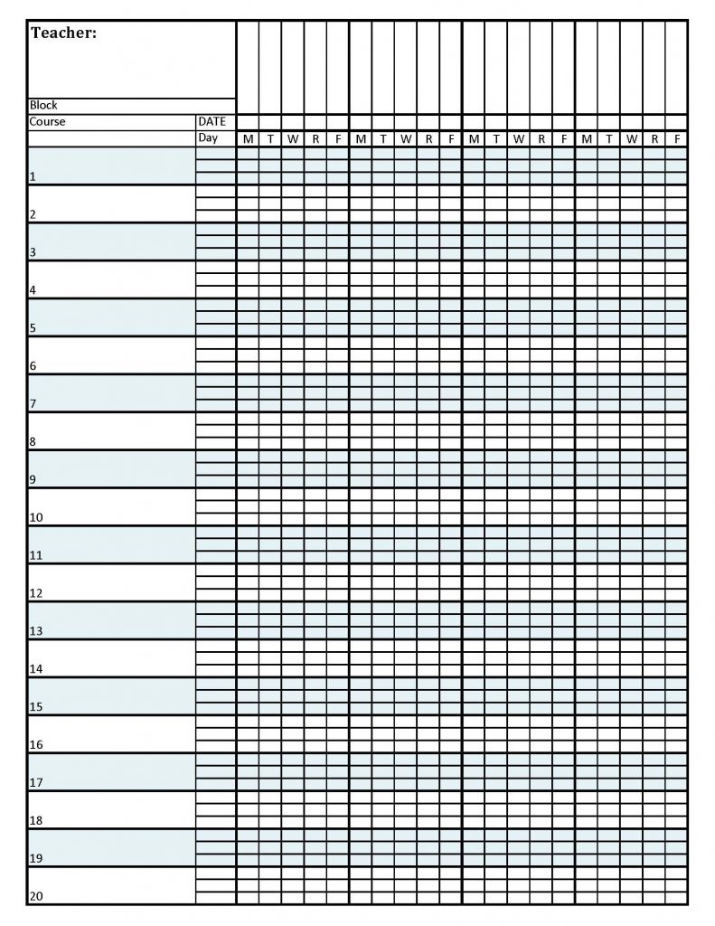Free Printable Grade Sheet | amulette