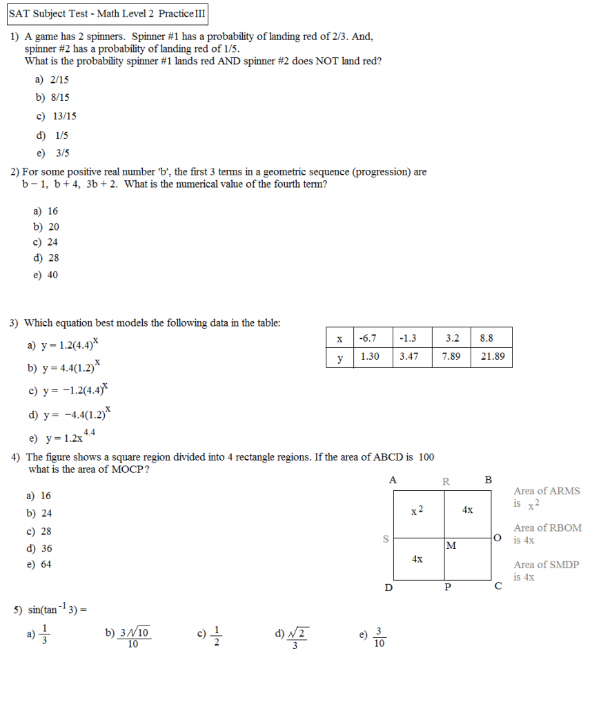 Sat Geometry Practice Pdf | amulette